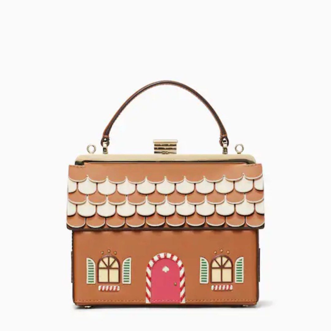 SALES COLLECTIBLE Kate Spade Gingerbread House Crossbody Slingbag Multi ...