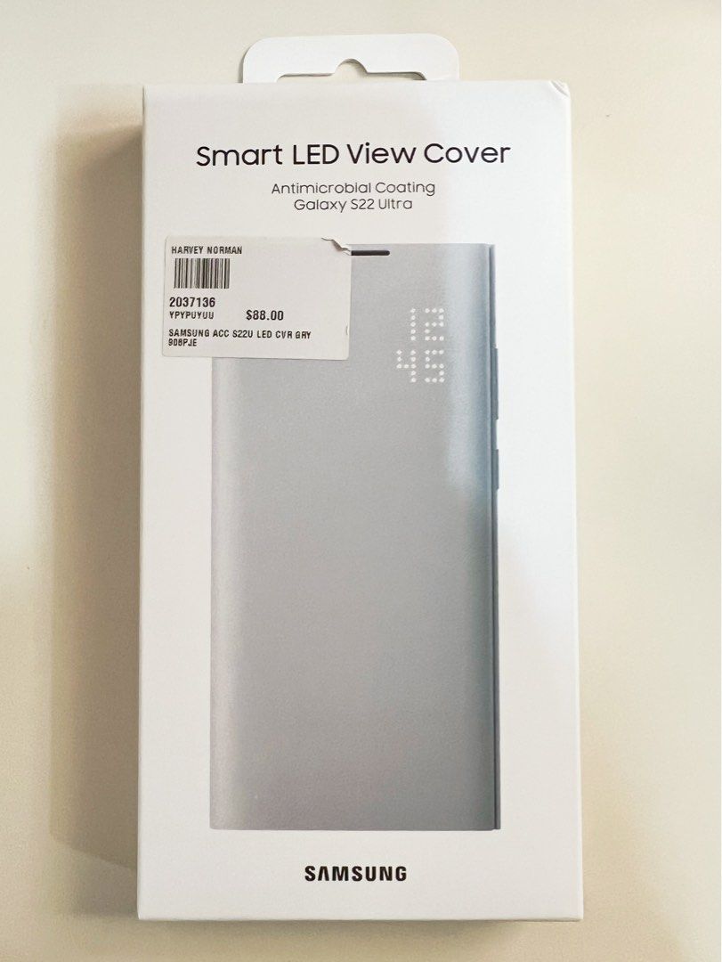 [Samsung] Smart LED View Cover - Antimicrobial Coating Galaxy S22 Ultra ...