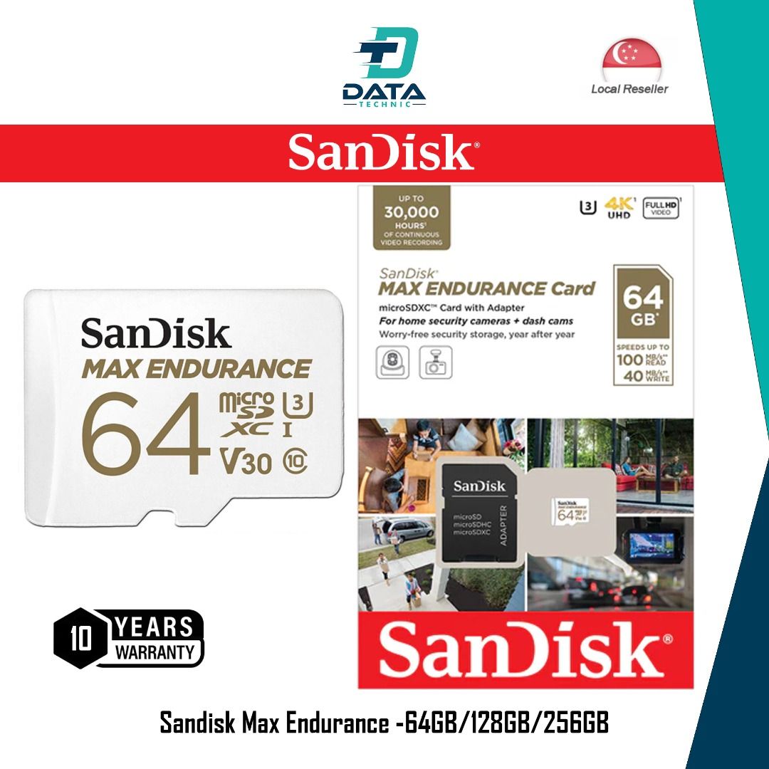 Sandisk Max Endurance Micro SD, Computers & Tech, Parts & Accessories ...