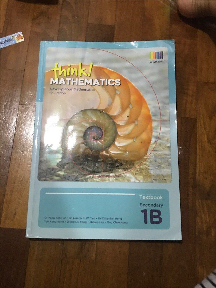 Sec 1 Math Textbook, Hobbies & Toys, Books & Magazines, Textbooks on ...