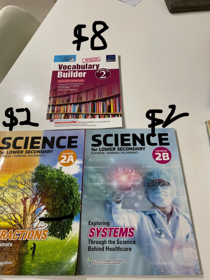 Sec 2 express science and vocabulary builder 2, Hobbies & Toys, Books ...