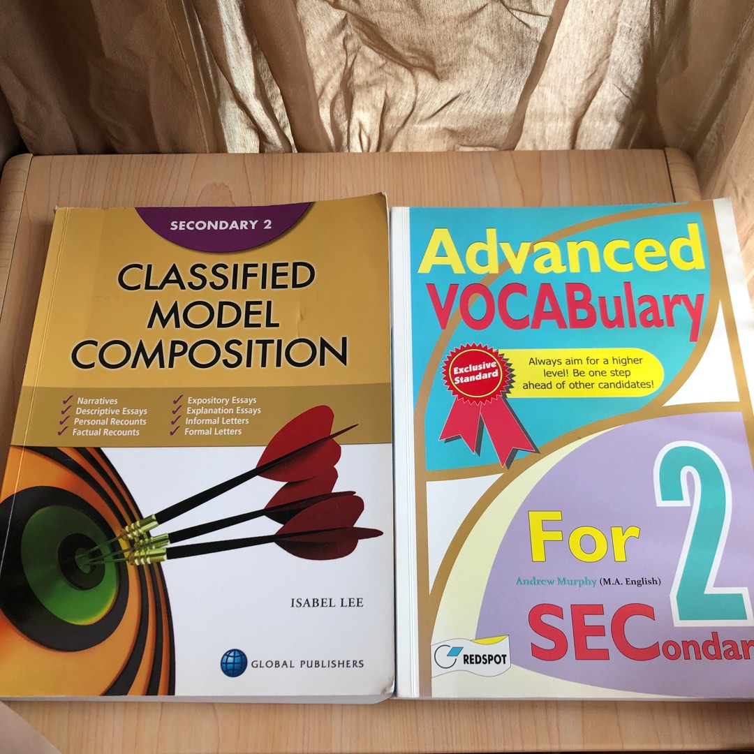 Secondary 2 model composition and vocabulary , Hobbies & Toys, Books ...
