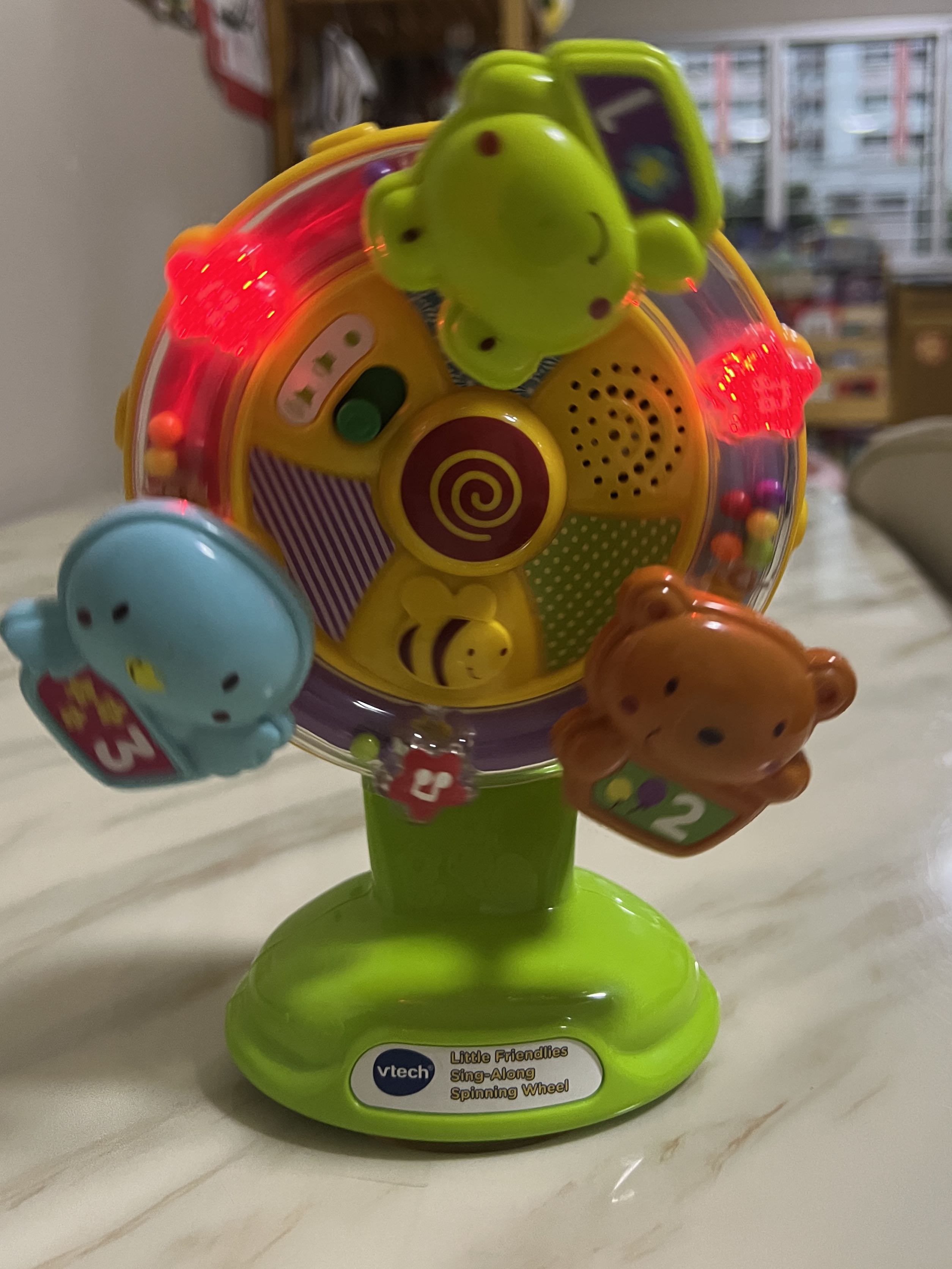 Sing-along spinning wheel, Babies & Kids, Infant Playtime on Carousell