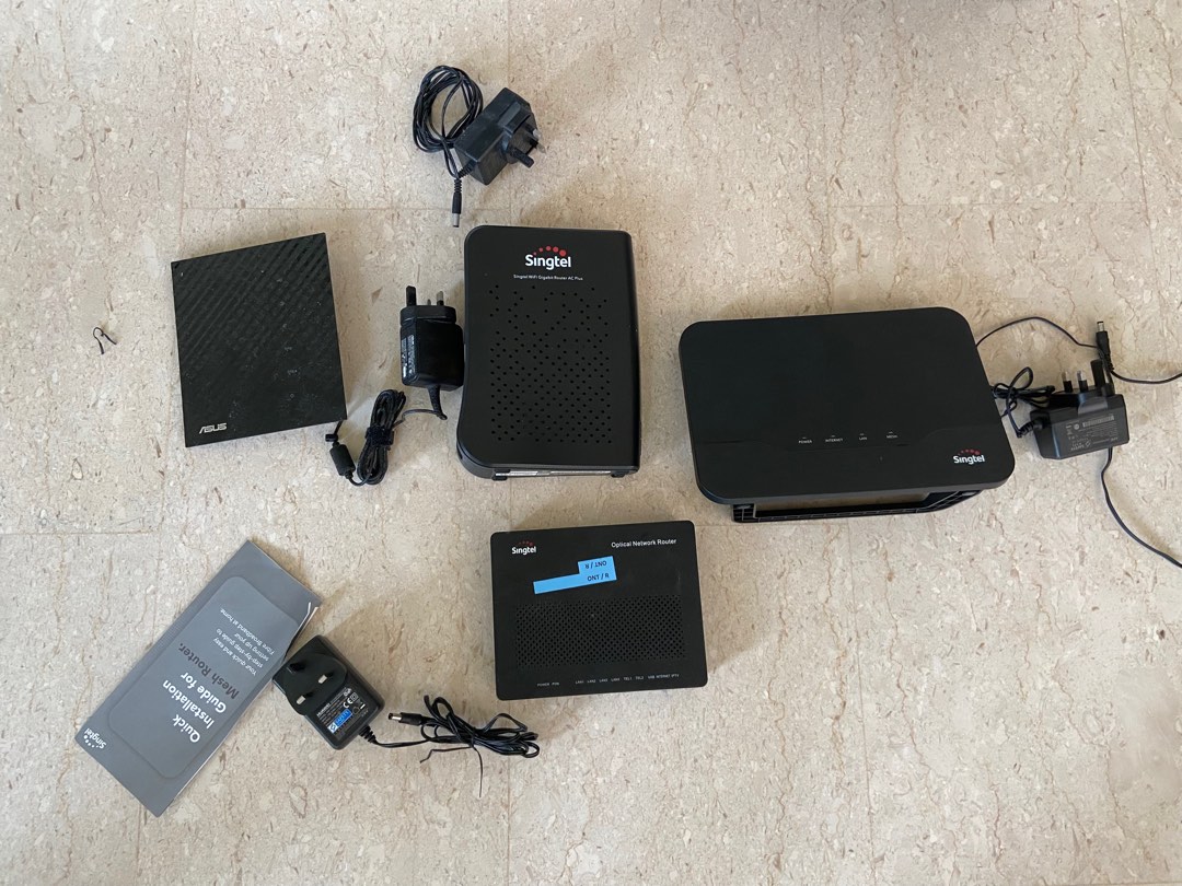 Singtel routers, Computers & Tech, Parts & Accessories, Networking on ...