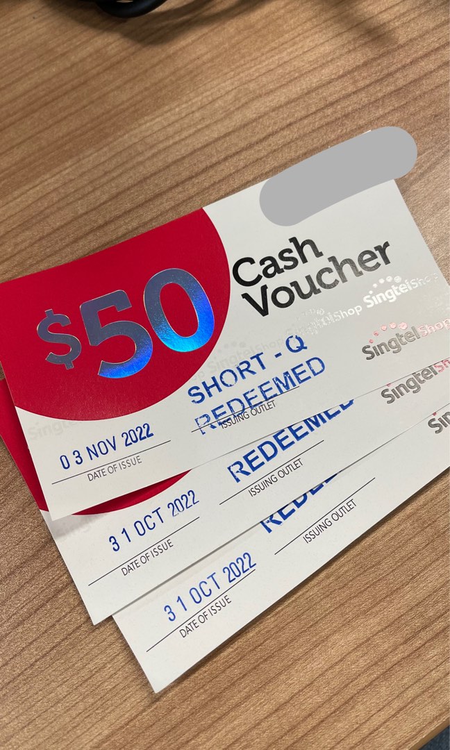 Singtel Voucher worth $150, Tickets & Vouchers, Vouchers on Carousell