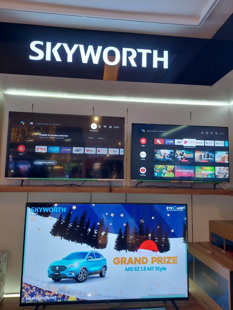 SKYWORTH FHD, 4K UHD ANDROID TV NEW MODEL, TV & Home Appliances, TV ...