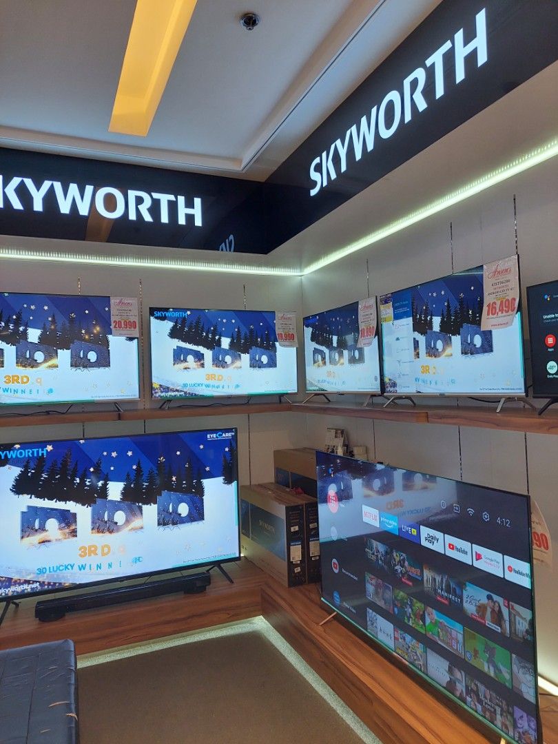SKYWORTH FHD, 4K UHD ANDROID TV NEW MODEL, TV & Home Appliances, TV ...