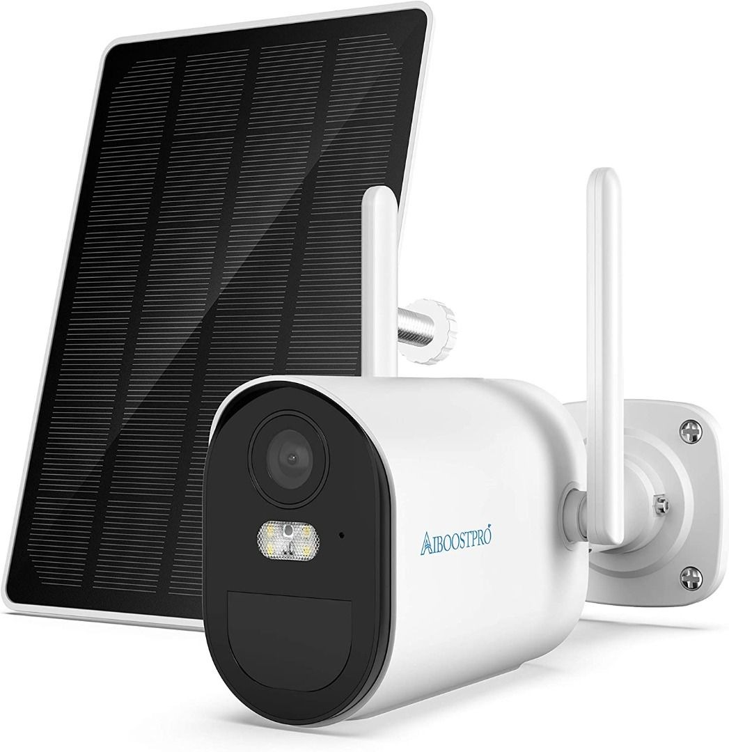 Solar Security Camera Outdoor Wireless,Rechargeable Battery Powered ...