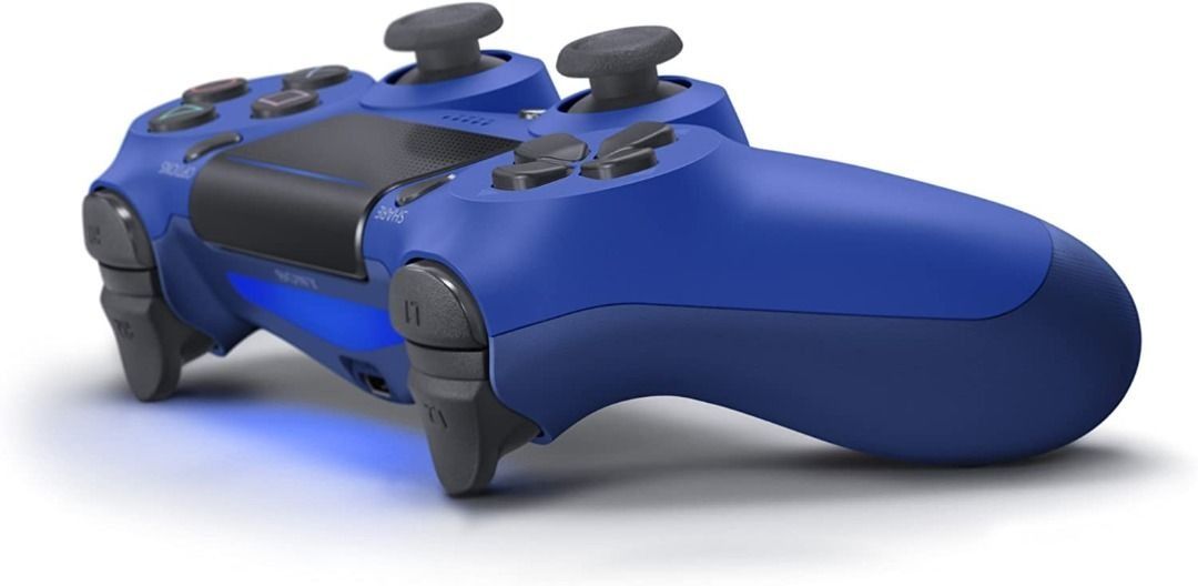 Replacement PlayStation DualShock 4 Controller - Blue, Video Gaming ...
