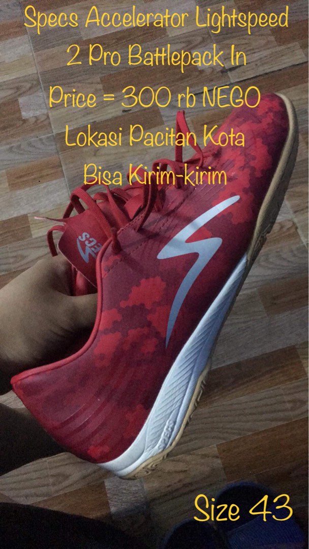 Specs Accelerator Lightspeed 2 Pro Battlepack In, Olah Raga ...