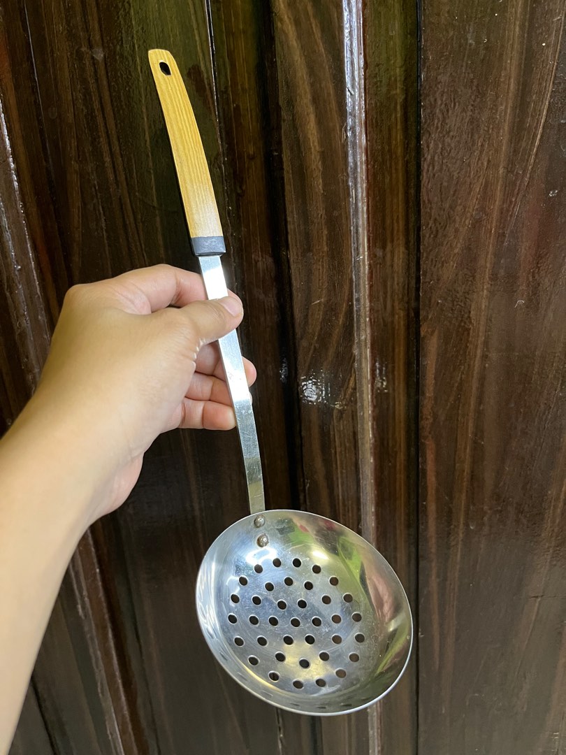 Stainless Ladle Strainer, Furniture & Home Living, Kitchenware ...