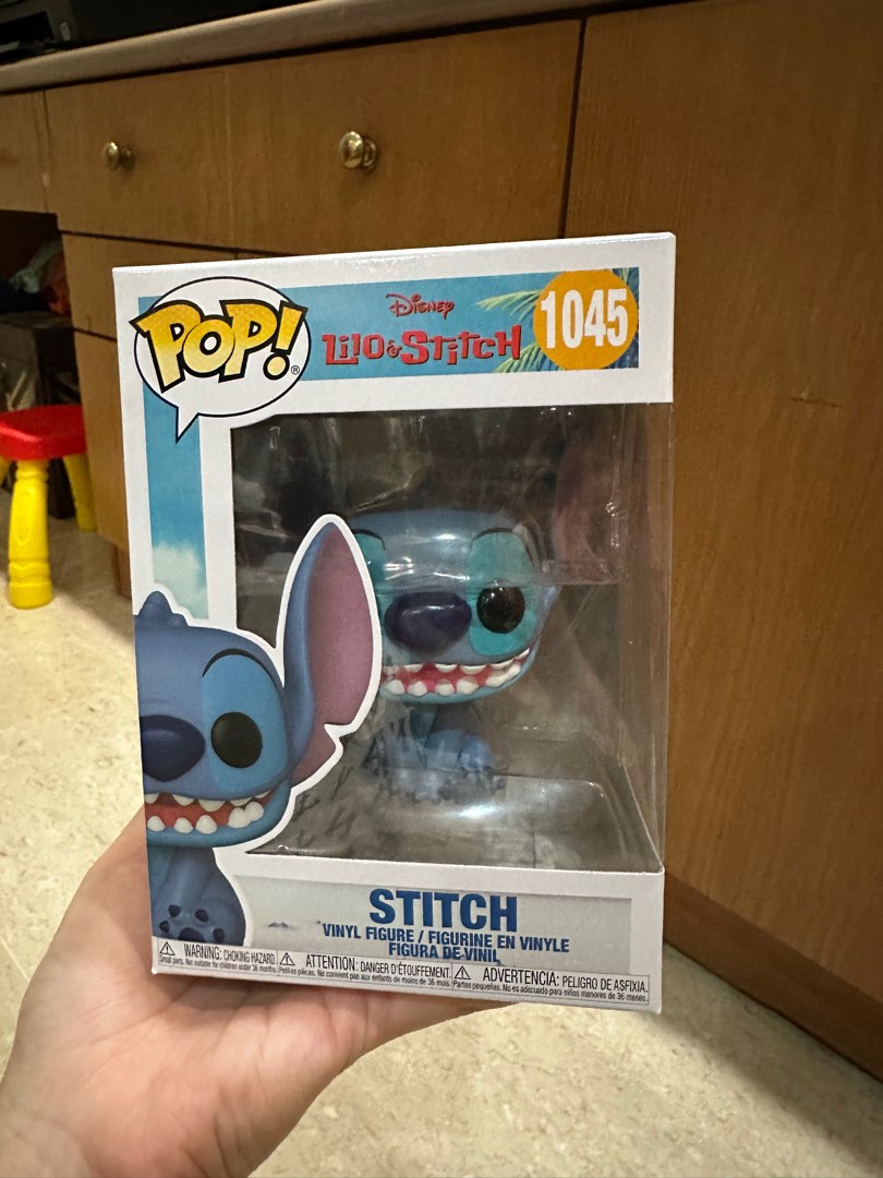 Stitch grin funko pop, Hobbies & Toys, Toys & Games on Carousell