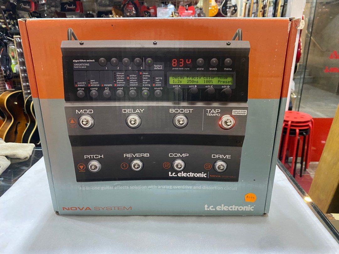 TC Electronic Nova System Analog Multi-Effects Pedal, Hobbies & Toys ...
