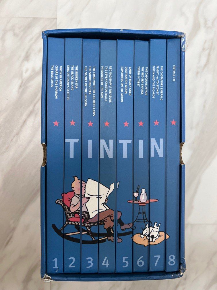 The adventure of tintin box set, Hobbies & Toys, Books & Magazines ...