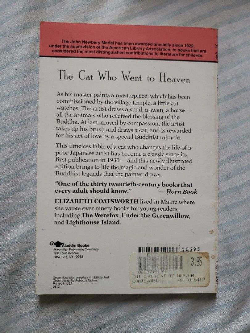 The Cat Who Went to Heaven, Hobbies & Toys, Books & Magazines, Children ...