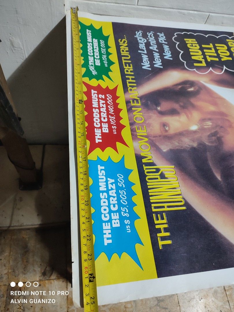the God must be Crazy old movie poster on Carousell