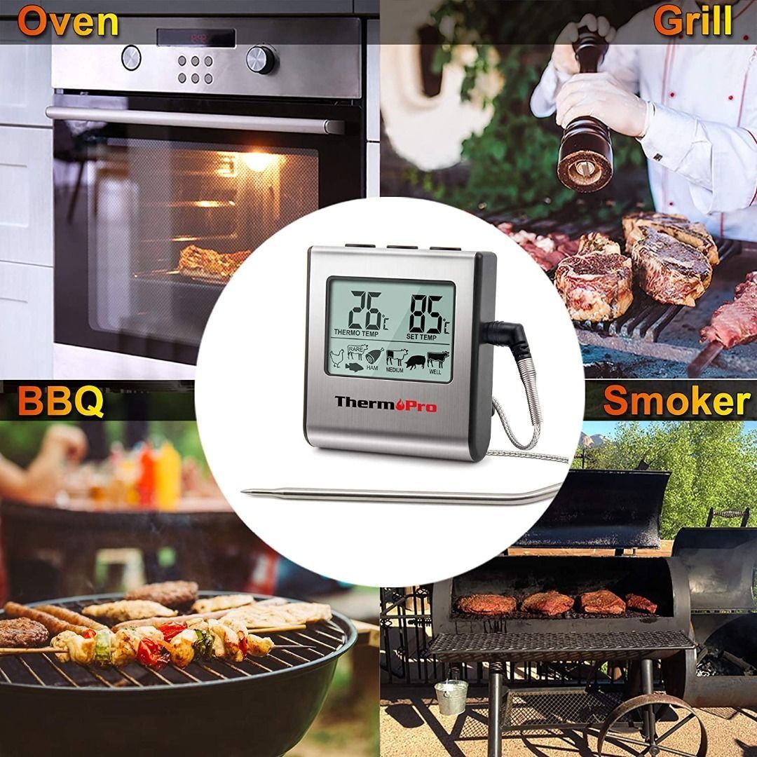 ThermoPro TP16 Digital Meat Thermometer Cooking Thermometer with ...