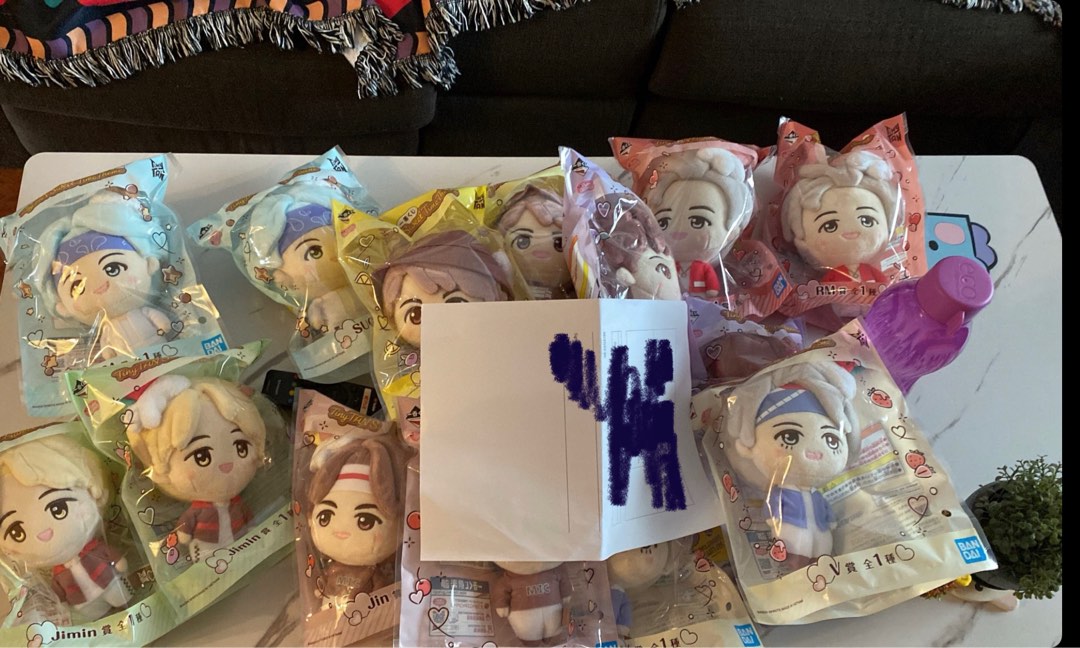 Tinytan BTS Sweet time theme Ichiban Kuji RM Suga Jin J-Hope Jimin JK V, Hobbies & Toys ...