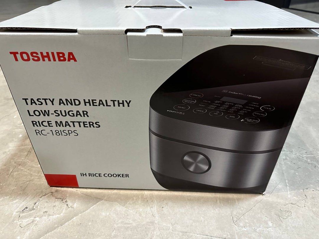 Toshiba 1.8L Low GI Rice Cooker (RC-18ISPS), TV & Home Appliances ...