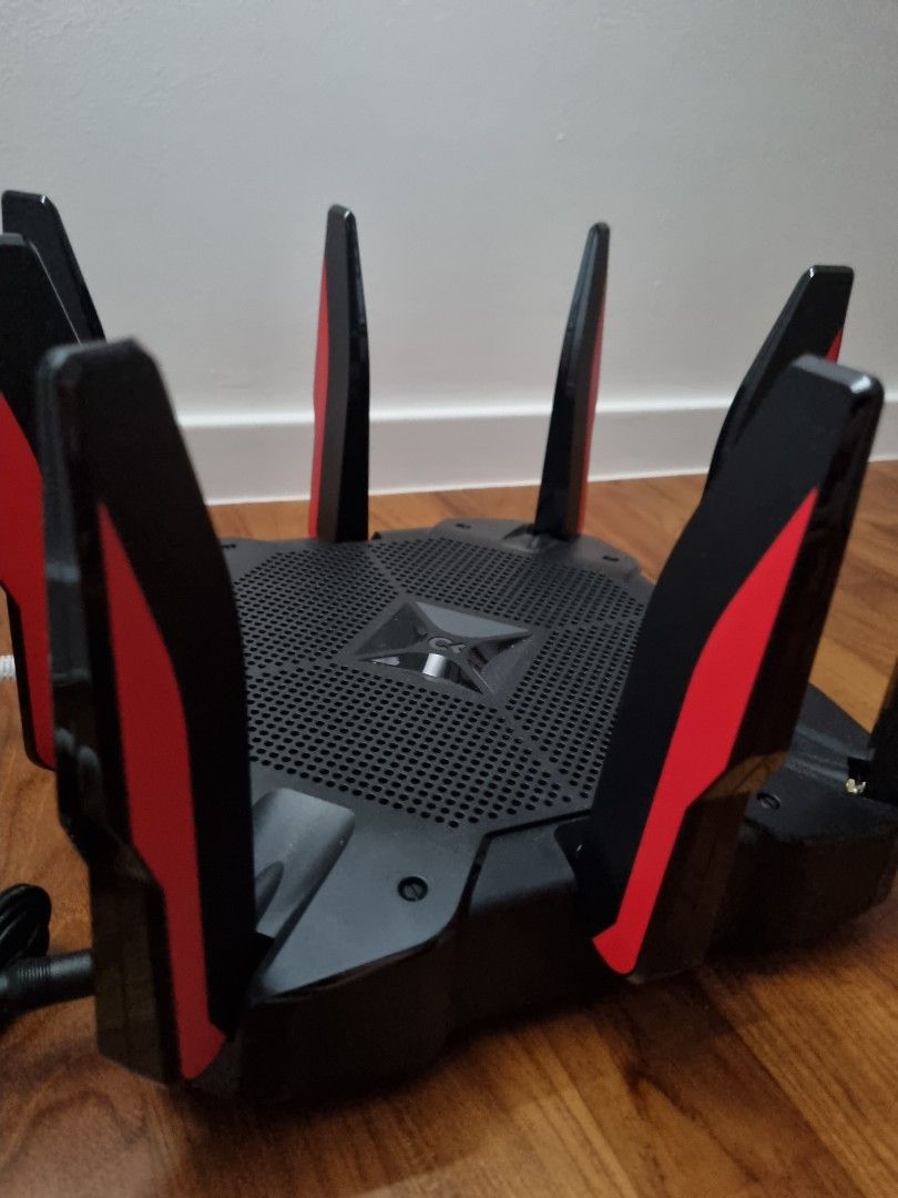 Tp-link archer 11000 Tri Band WiFi 6 modem, Computers & Tech, Parts ...