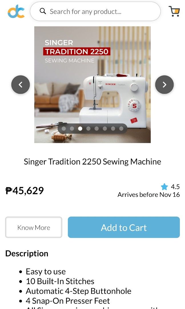 Tradition 2250 sewing machine made in vietnam, Everything Else, Others ...