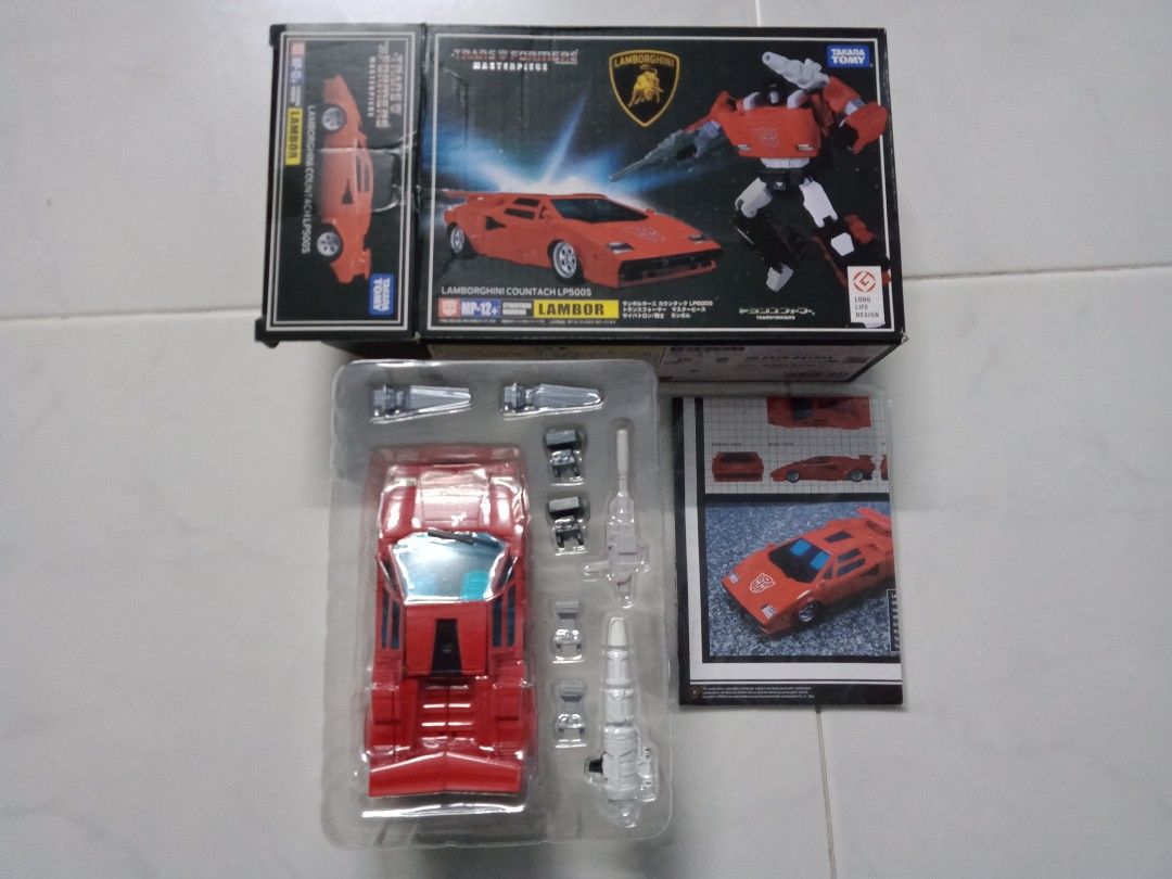 Transformers Masterpiece Sideswipe Lambor MP-12+ KO, Hobbies & Toys ...