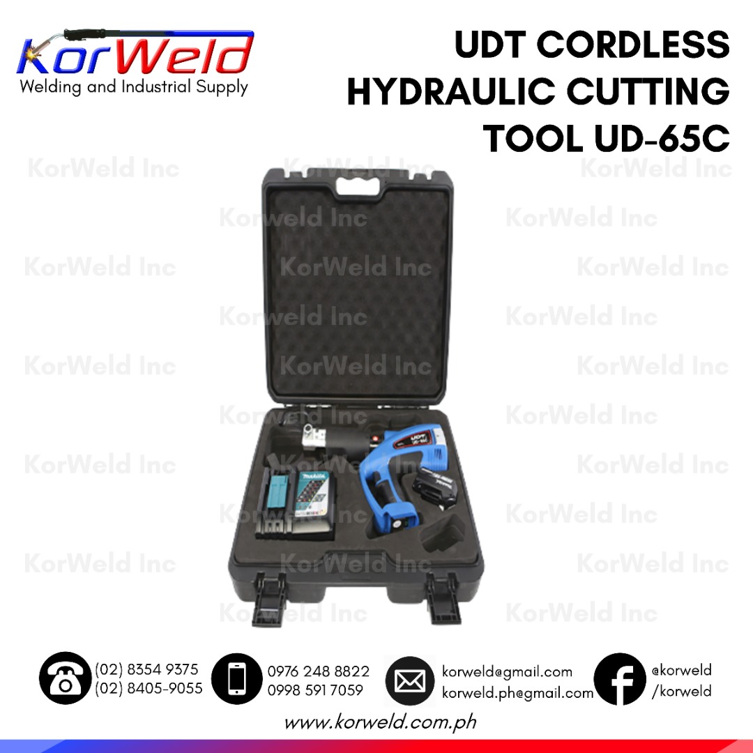 UDT Cordless Hydraulic Cutting Tool UD-65C, Commercial & Industrial, Construction Tools ...
