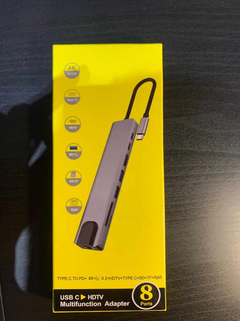 USB hub 8 in 1, Computers & Tech, Parts & Accessories, Cables ...