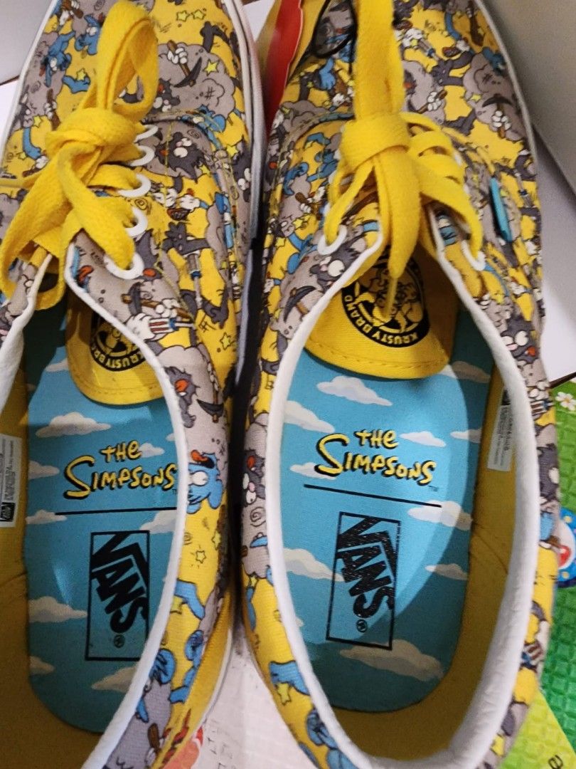 Vans Simpsons shoe, Men's Fashion, Footwear, Sneakers on Carousell