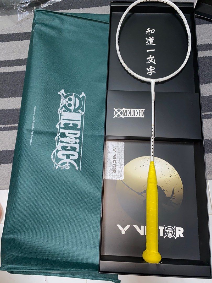 Victor rackets inspired by the swords of Zoro ENMA( TK-OP) and WADO ...