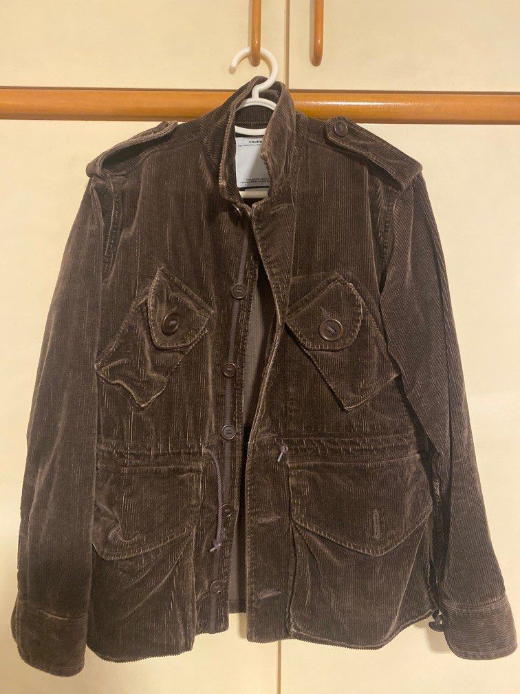 Visvim CAF Combat Jacket Slub (Wale Cords), Men's Fashion, Coats ...