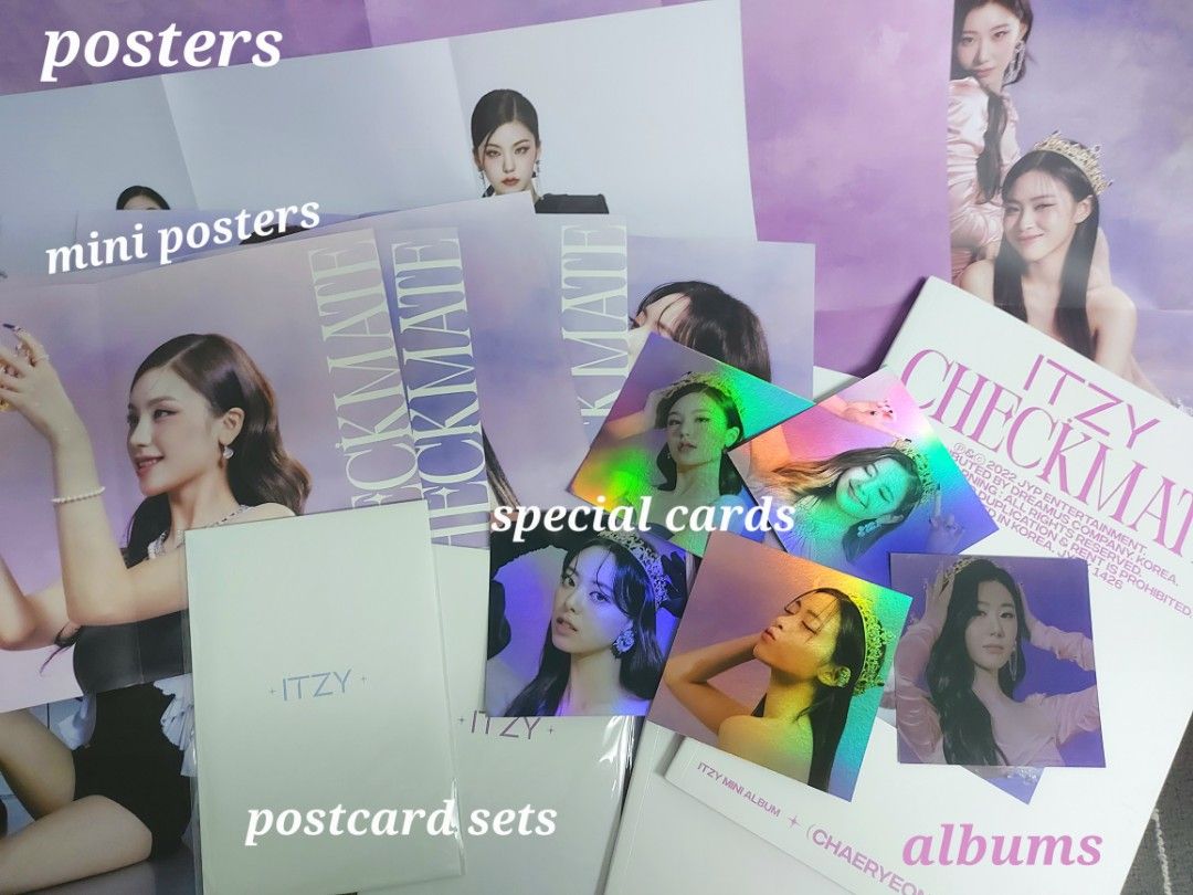 [WTS] ITZY CHECKMATE album & inclusions Yeji Lia Ryujin Chaeryeong Yuna ...