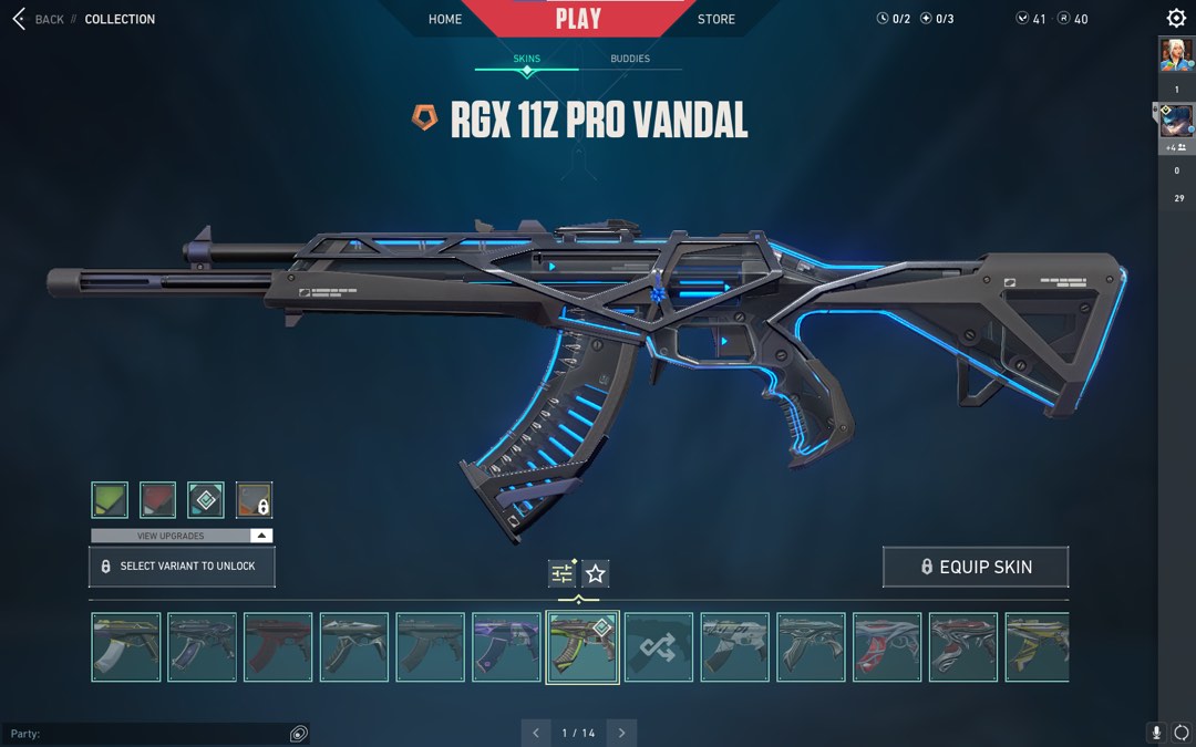 Valorant account WTS STACKED VALORANT ACCOUNT with RGX 11Z Vandal ...