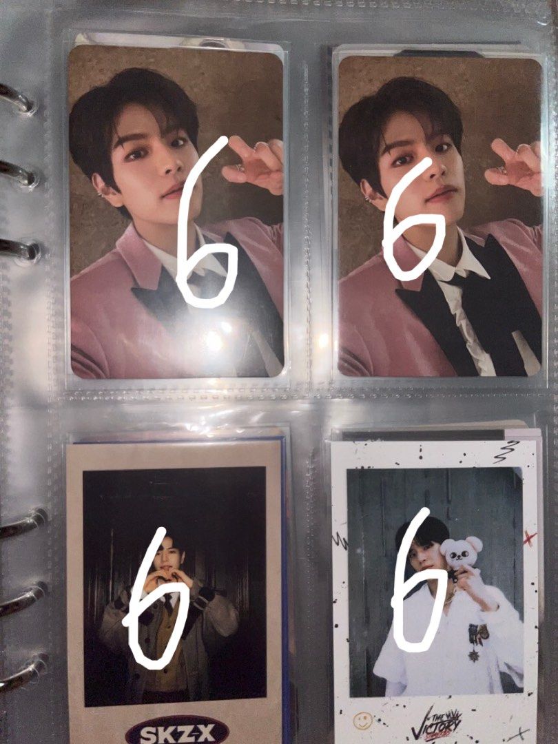 wts stray kids skz photocards pc bangchan minho lee know changbin ...