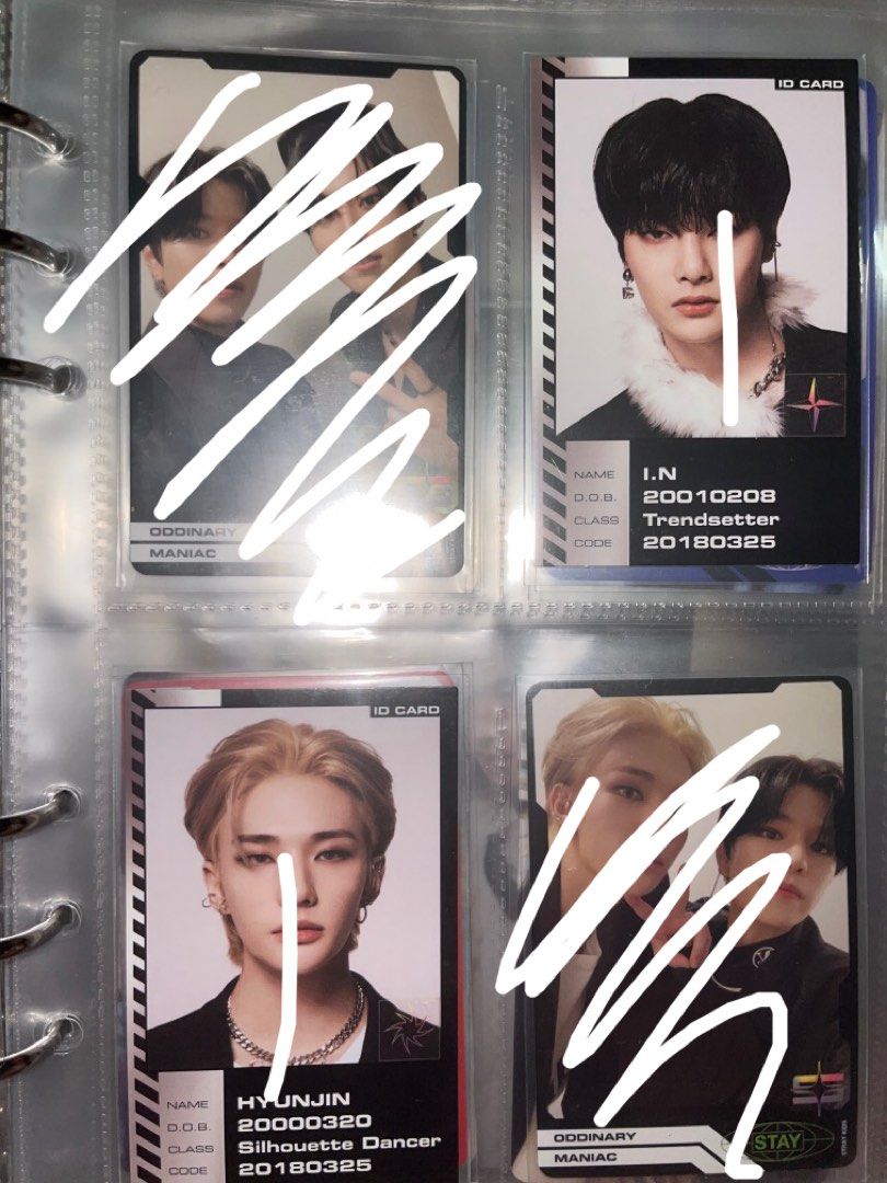 wts stray kids skz photocards pc bangchan minho lee know changbin ...