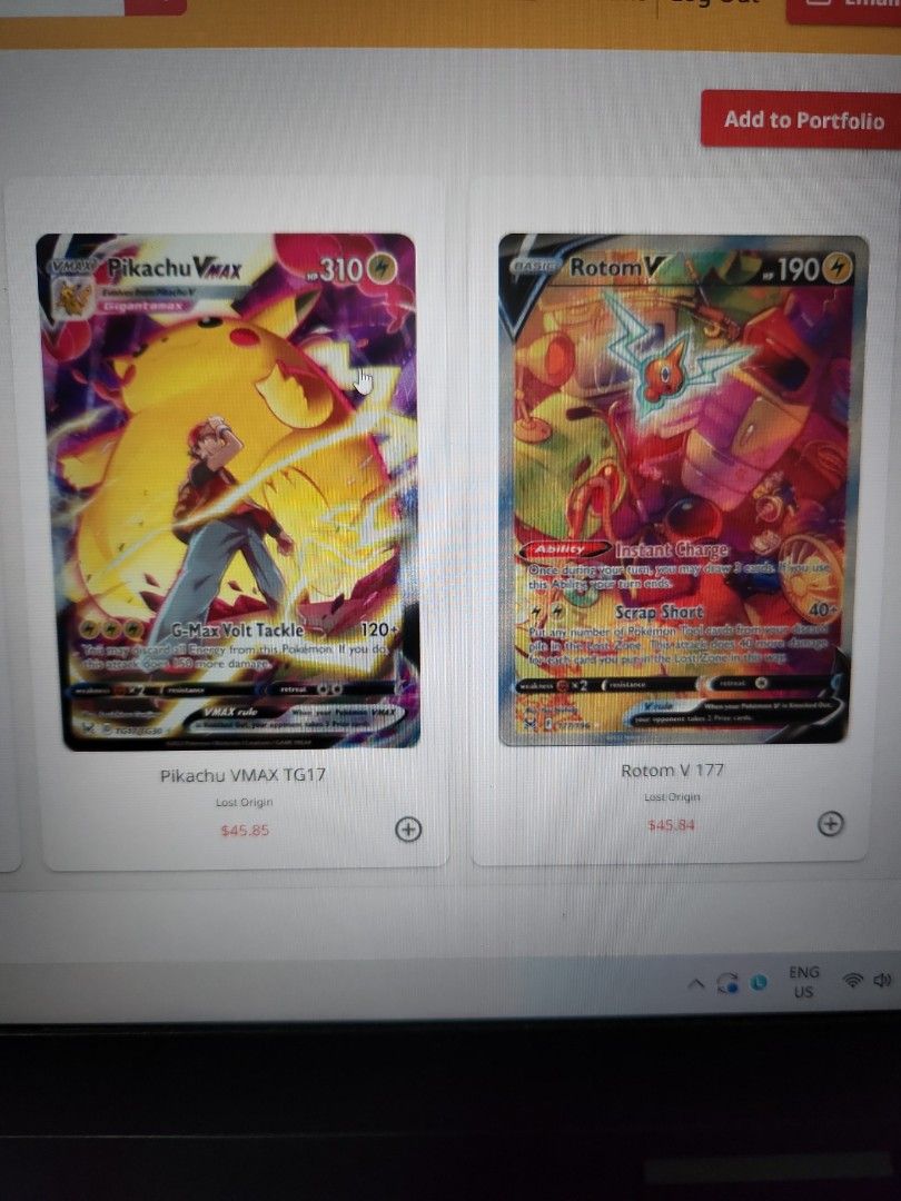 *Price updated!(WTT FOR PIKACHU VMAX TG) Pokemon Lost Origins Rotom V ...
