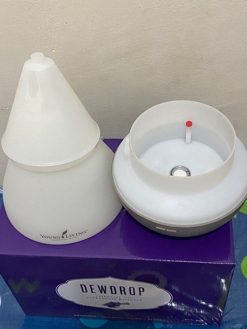 Young Living Dewdrop Diffuser with 1 free oil, Furniture & Home Living ...