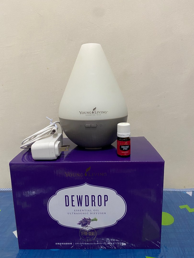 Young Living Dewdrop Diffuser with 1 free oil, Furniture & Home Living ...
