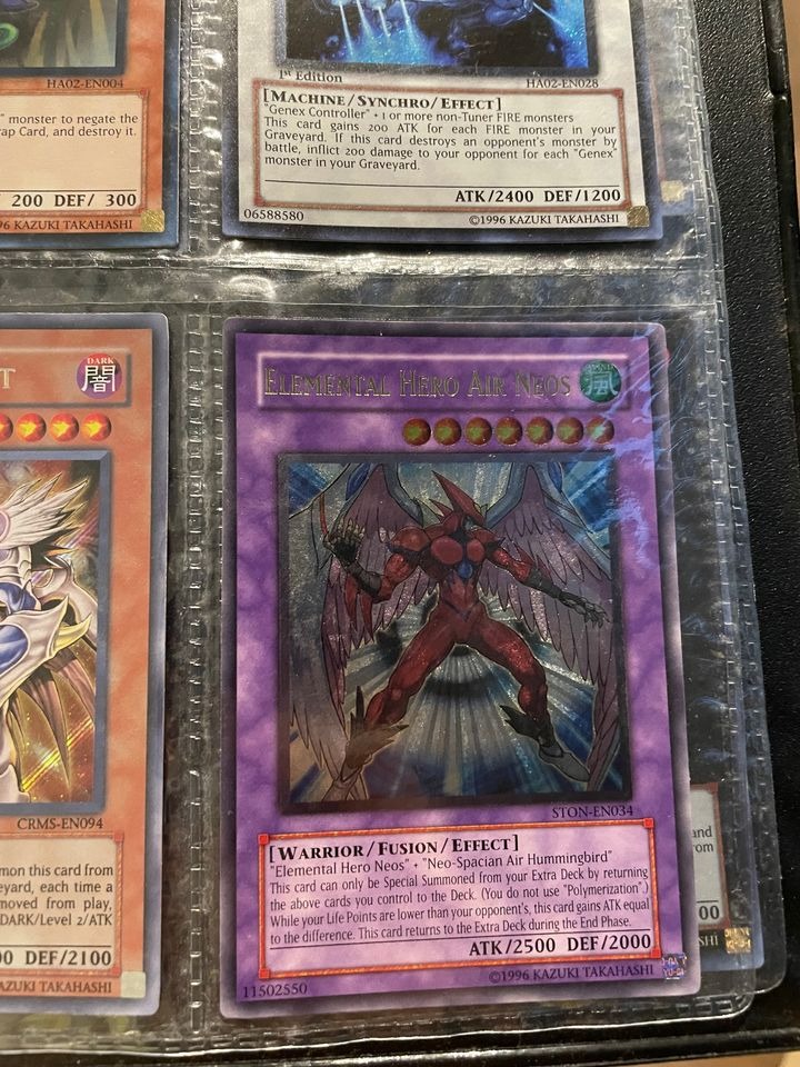YuGiOh - Elemental Hero Air Neos - Unlimited - Ultimate Rare, Hobbies ...