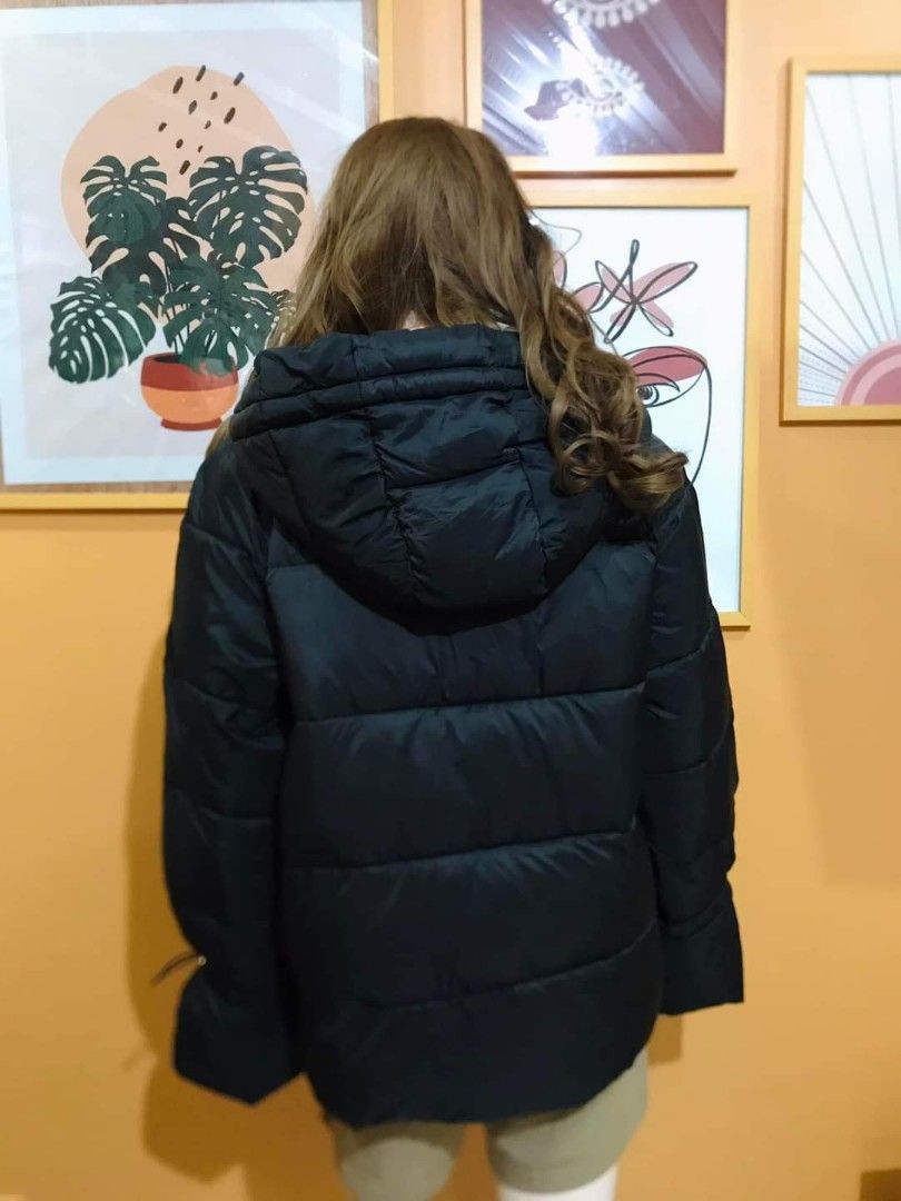 ZARA BASIC BLACK PUFFER JACKET, Women's Fashion, Coats, Jackets and ...