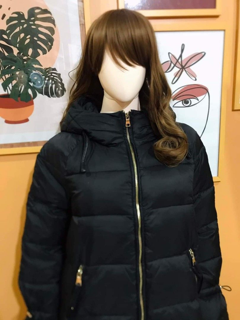 ZARA BASIC BLACK PUFFER JACKET, Women's Fashion, Coats, Jackets and ...