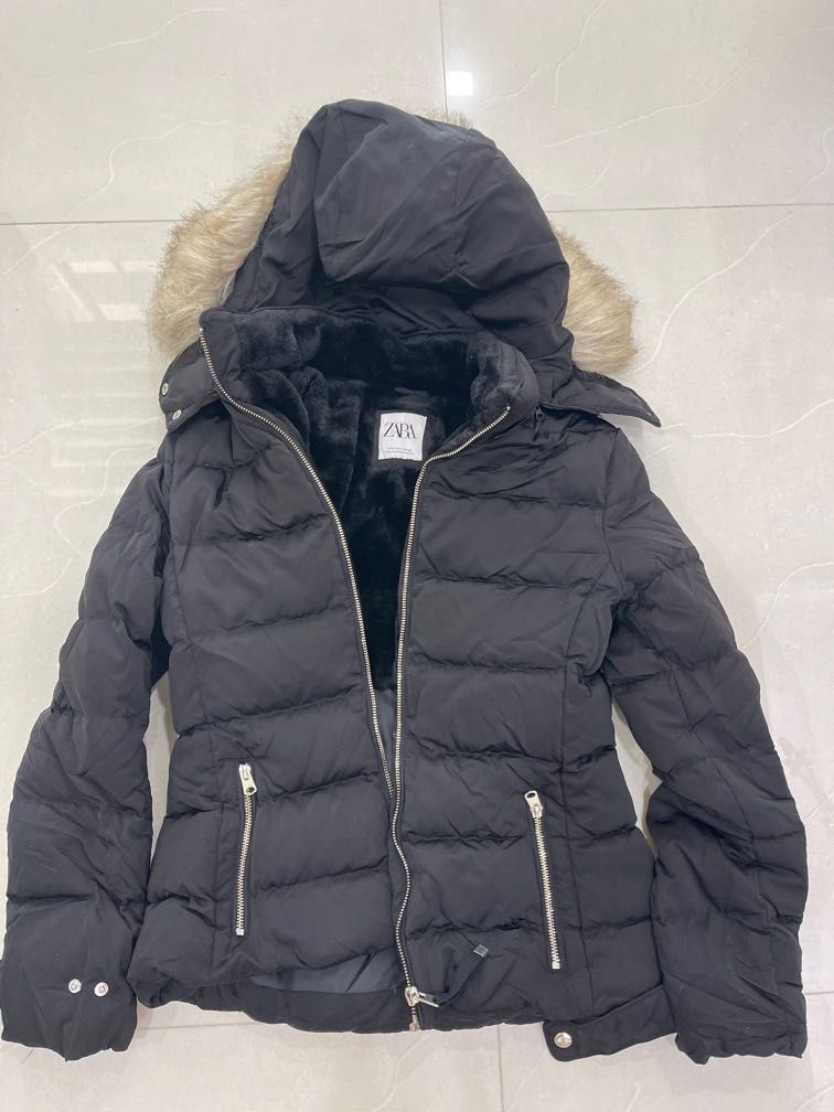 ZARA Down Jacket, Women's Fashion, Coats, Jackets and Outerwear on Carousell