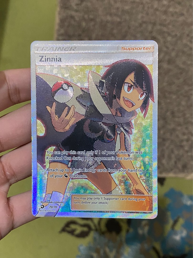 Zinnia Full Art - Pokemon Trainer, Hobbies & Toys, Toys & Games on ...
