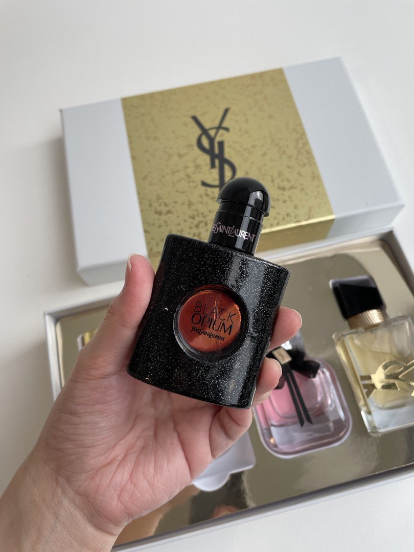 100% ORIGINAL READY STOCK YSL 4IN1 NEW LIMITED EDITION (WHITE GOLD) BOX ...