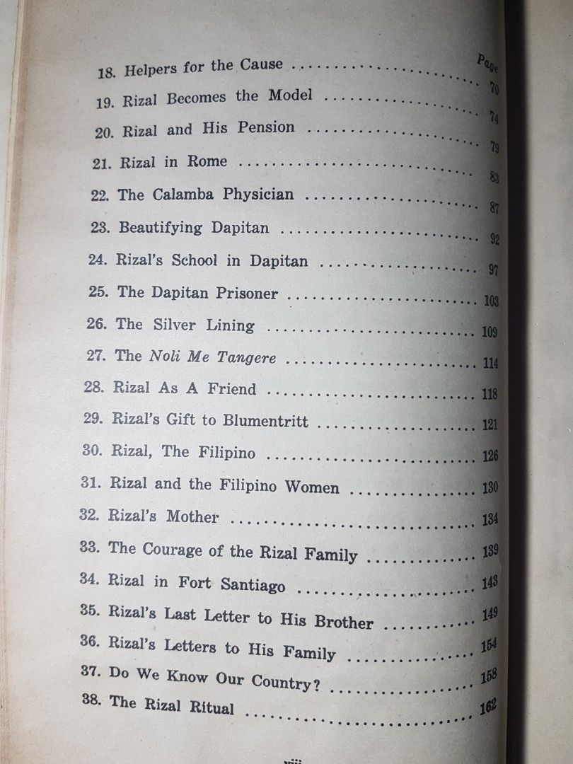 1956 RIZAL BOOK Antique Vintage Hardbound School Library Source ...