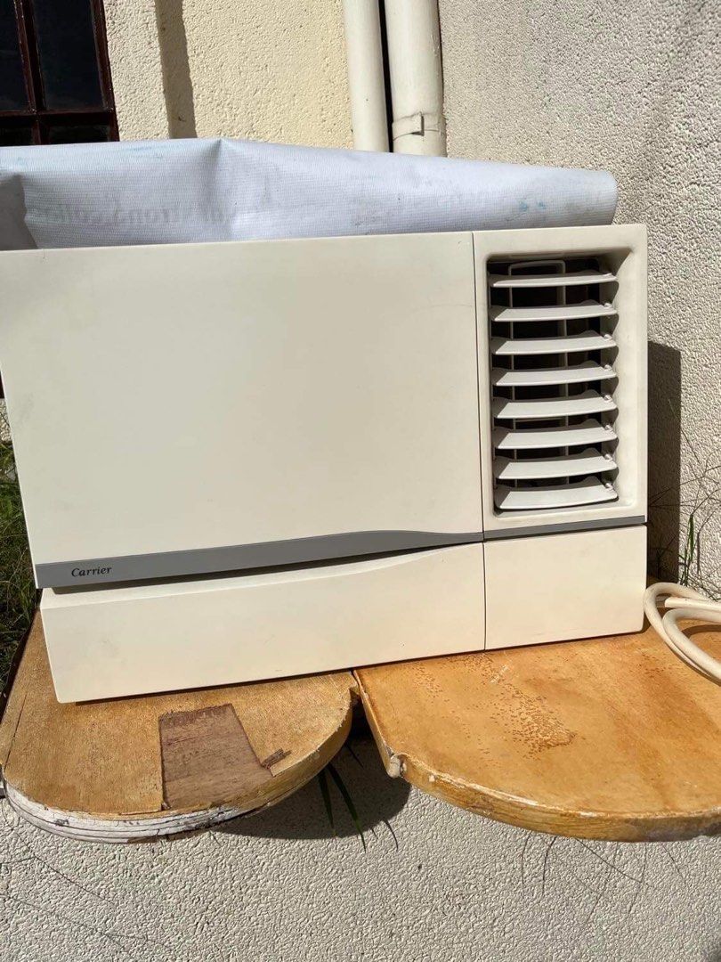 1HP Carrier Window Type Aircon, TV & Home Appliances, Air Conditioning ...