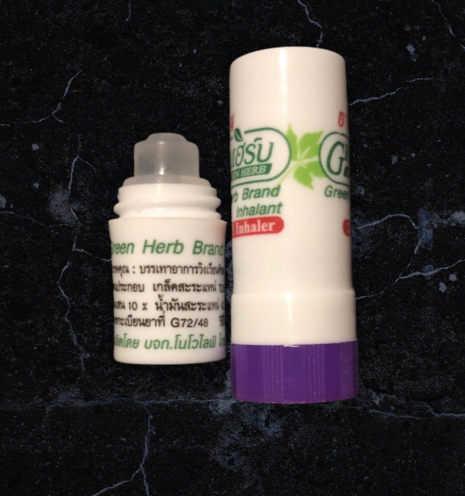 2 IN 1 Green Herb Inhaler imported from Thailand, Health & Nutrition ...