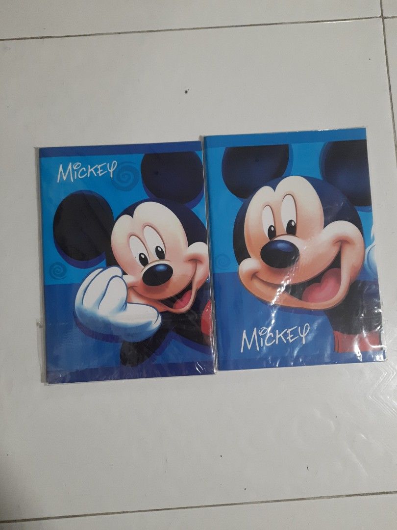 2 Mickey Mouse exercise books, Hobbies & Toys, Books & Magazines ...