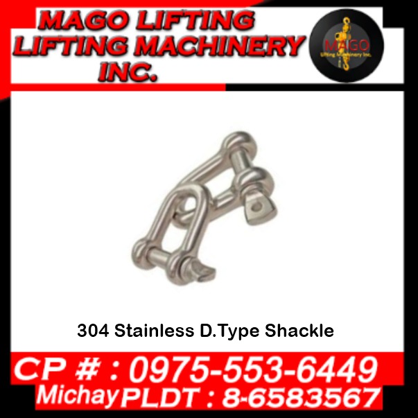 304 Stainless D-Type Shackle 18MM, Commercial & Industrial ...