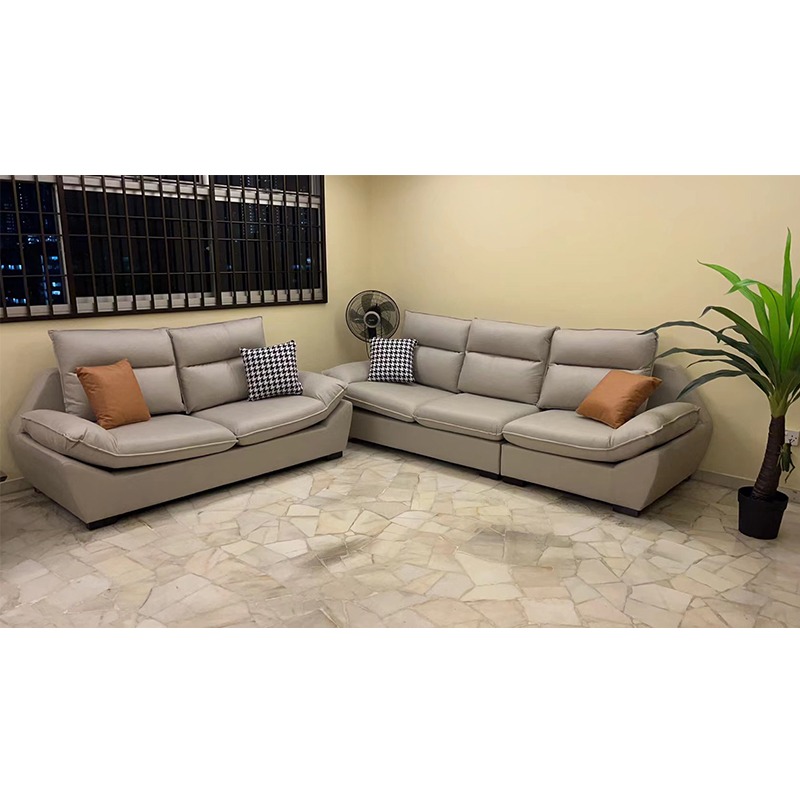 3 Seater sofa Leath-Aire Sofa/Comfort Sofa Free Installation, Furniture & Home Living, Furniture ...